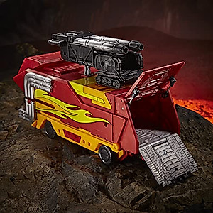 Transformers Toys Generations War for Cybertron: Kingdom Commander WFC-K29 Rodimus Prime with Trailer Action Figure, Kids Ages 8 and Up, 7.5-inch