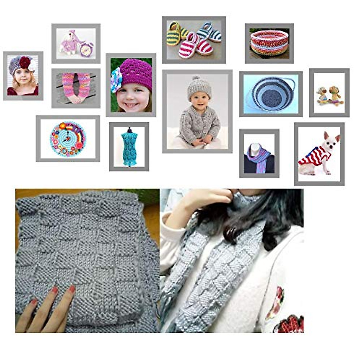 94 PCS Knitting Tool Accessory Kit Sewing Knitting Crochet Accessories Supplies Tools Needles Kit Crochet Starter with Stitch Holders Lock Markers Ring Markers Knitting Sewing Needles Scissors Cable