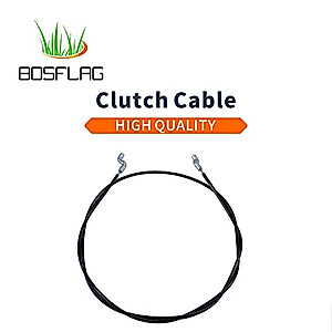 BOSFLAG 762259MA Auger Clutch Cable Replaces Murray 762259MA, 1501124MA, 762259, 1501124 for Murray 7524ES, 824ES, BL924R, HN421, MN421, PM40, PSB210, SN421, ST661BS 21" Single Stage Snowthrowers
