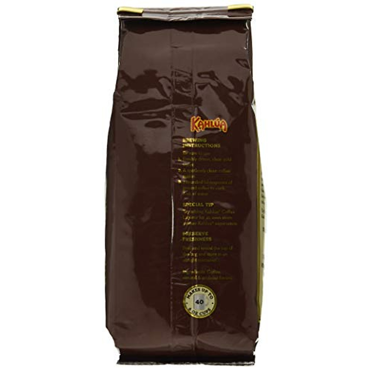 White Coffee Kahlua French Vanilla Gourmet Ground Coffee, 12-Ounce Bags (Pack of 2)