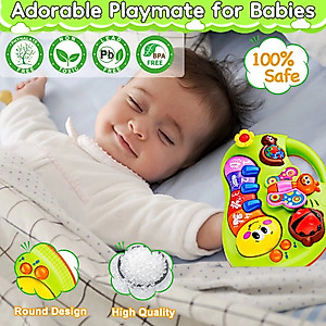 Baby Piano Toy Baby Toys 6 to 12 Months Infant Toys Baby Musical Toys Sensory Toys Light Up Toys for 1 Year Old Newborn Infant Toys 6-12 Months Toddler Piano Toy Xmas Birthday Gifts Girl Toys for Boys