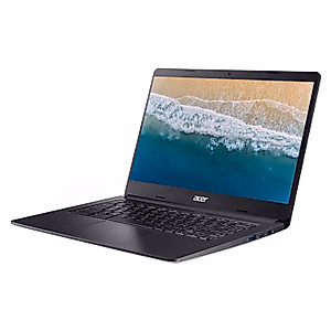 Acer 14" FHD Touchscreen Chromebook Laptop, Dual-Core Intel Celeron N4020, 4GB LPDDR4 RAM, 64GB eMMC Storage, Up to 12.5hrs Battery Life, WiFi, USB-C, Webcam, Chrome OS, w/CUE Accessories
