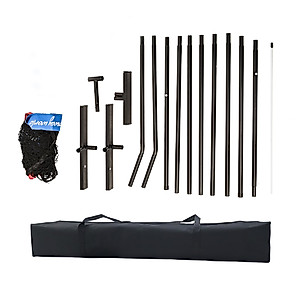 Greenway World - Pickleball Net Set with Court Marking Kit, Easy-to-Assemble Pickle Ball Net, Portable Pickleball Net with Strap and Fixed Height, Pickleball Net Set with Zipper Bag