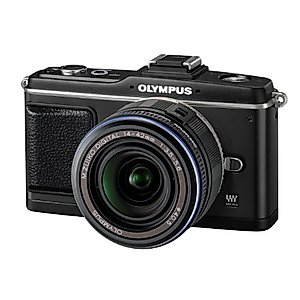 Olympus E-P2 12.3 MP Micro Four Thirds Interchangeable Lens Digital Camera with 14-42mm f/3.5-5.6 Zuiko Digital Zoom Lens (Electronic View Finder not included)