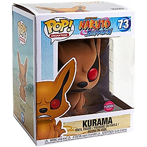 Funko Pop Animation Shonen Jump Naruto Shippuden Kurama Flocked Exclusive 73