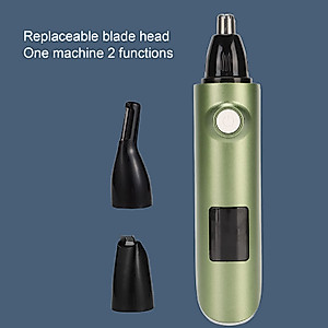 Yosoo Electric Hair Trimmer, 3 in 1 Rechargeable for Men and Women Painless Eyebrow Trimmer USB Hair Trimmer Nose Hair Trimmer Electric Eyebrow Trimmer