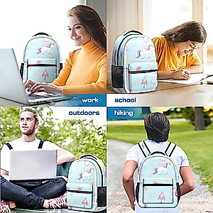 Genhuyiz Backpacks for Boys and Girls Kids Backpacks for School Trips and Outdoor Activities Perfect for Boys and Girls in Preschool Kindergarten and Elementary School 16 Inches (Unicorns)