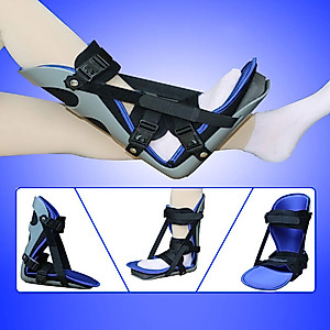 XMJESS Foot Night Splint Adjustable Foot Protectors Guard Foot Brace Support for Plantar Fasciitis. Achilles Tendonitis (Medium)