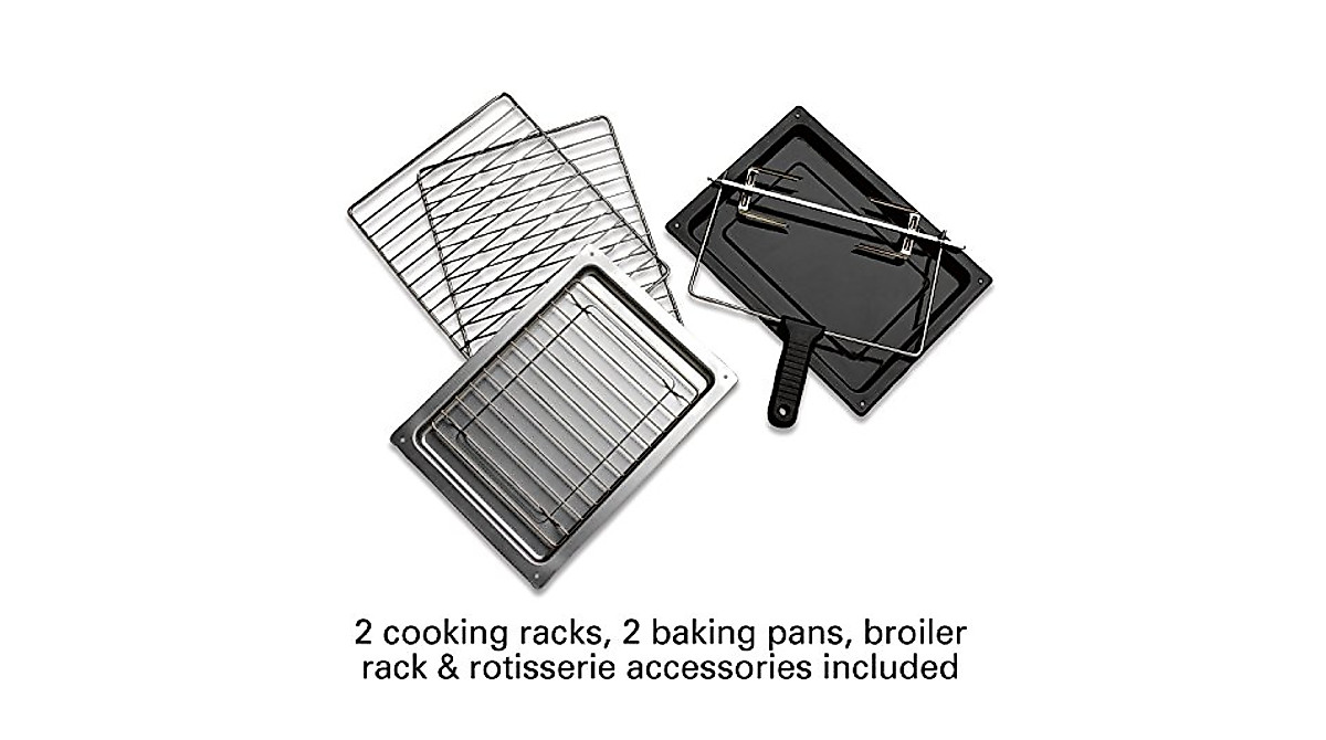 Hamilton Beach 31107D Convection Oven with Rotisserie – Large Capacity