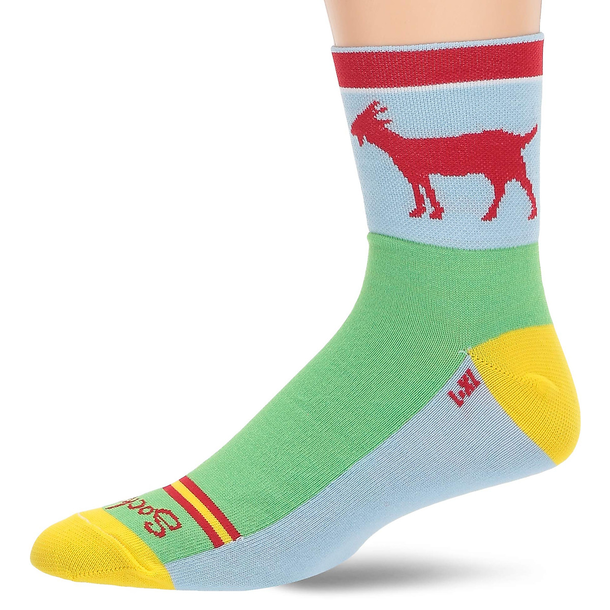 SockGuy, Adults' Classic Socks - Large/X-Large, Goat
