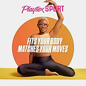 Playtex Sport Tampons, Regular Absorbency, Fragrance-Free - 18ct
