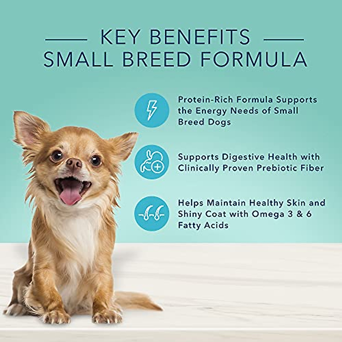 Blue Buffalo True Solutions Small & Mighty Natural Small Breed Adult Dry Dog Food, Chicken 4-lb