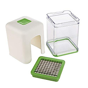 Progressive International Tower Fry Cutter, 1, White/Green