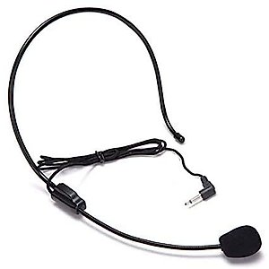 AKindle Ear Hook Mic, Flexible Wired Boom (Standard 3.5mm Connector Jack) for Voice Amplifier,Teachers, Speakers, Coaches, Presentations, Seniors and More