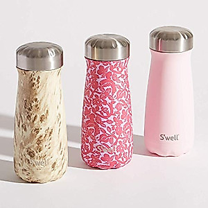 S'well Stainless Steel Traveler - 16 Fl Oz - Blonde Wood - Triple-Layered Vacuum-Insulated Travel Mug Keeps Coffee, Tea and Drinks Cold for 24 Hours and Hot for 12 - BPA-Free Water Bottle