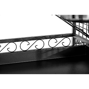 Prevue Pet Products BPV3159 Double Roof Bird Cage with Playtop, 36-1/2 by 27-1/4-Inch, Black