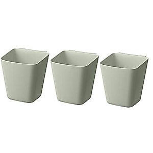Ikea SUNNERSTA Container,Multi Purpose,Pale Green, 12x11 cm (4 3/4x4 3/8") (Set of 3)