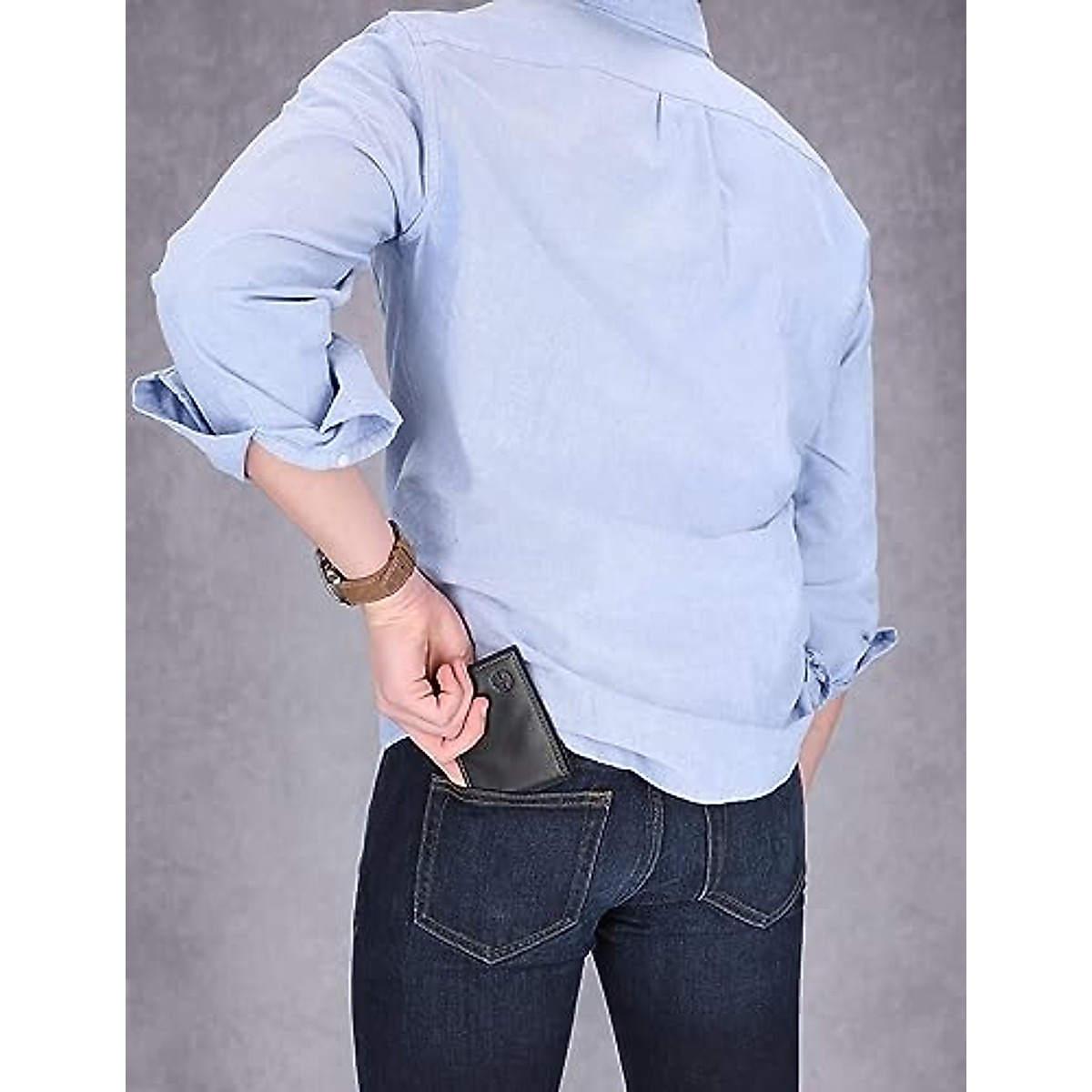 Timberland mens Blix Slimfold Leather Wallet, Black, One Size