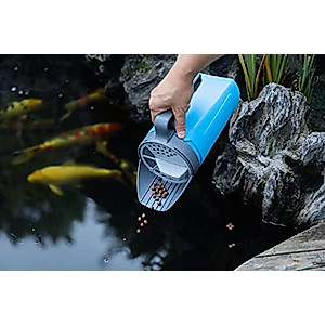 TIPU Hand Spreader Shaker, Handheld Spreader for Grass Seed, Fertilizer & Earth Food, Snow Salt ...