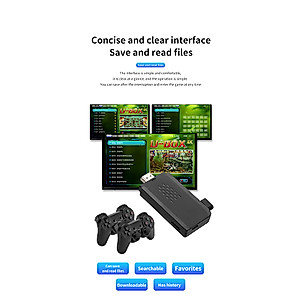 NUBSUP UB-66 Video Game Console 4K HDMI-Compatible Game Stick Built in 3500 Retro Game TV Console Support for P1/FC/GBA