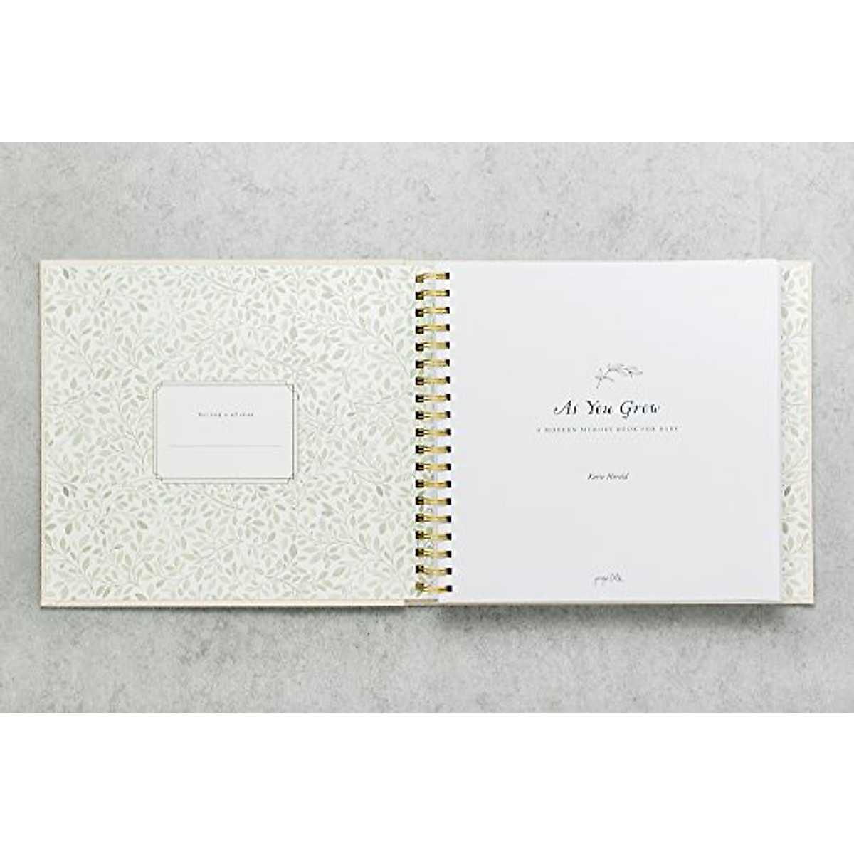 As You Grow: A Modern Memory Book for Baby (Heirloom Story Books and Guided Journals)