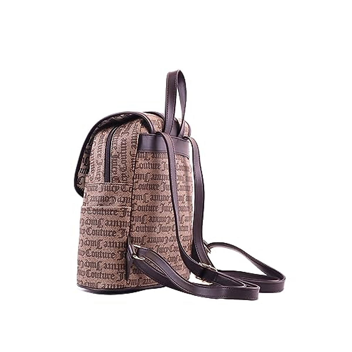 Juicy Couture Pop That Lock Backpack Taupe/Dark Brown One Size