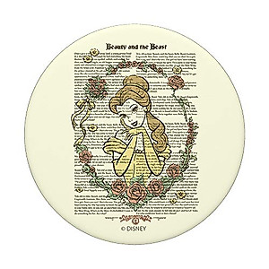 Disney Beauty And The Beast Belle Book Page PopSockets PopGrip: Swappable Grip for Phones & Tablets