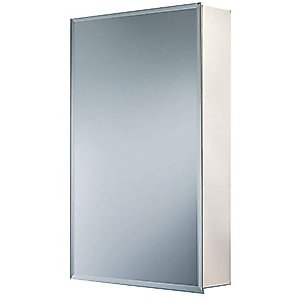 Jensen 1451 Horizon Frameless Single-Door Recessed Medicine Cabinet