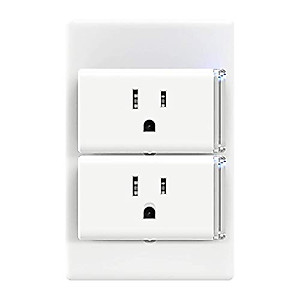 Kasa Smart WiFi Plug Mini by TP-Link – Smart Plug, No Hub Required, Works with Alexa and Google (HS105 KIT)