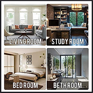 FDW Room Divider 4 Panel Oriental Shoji Screen 6Ft Folding Privacy Divider Wall Divider Portable Freestanding Partition Screen Japanese-Inspired Wood Divider ,White