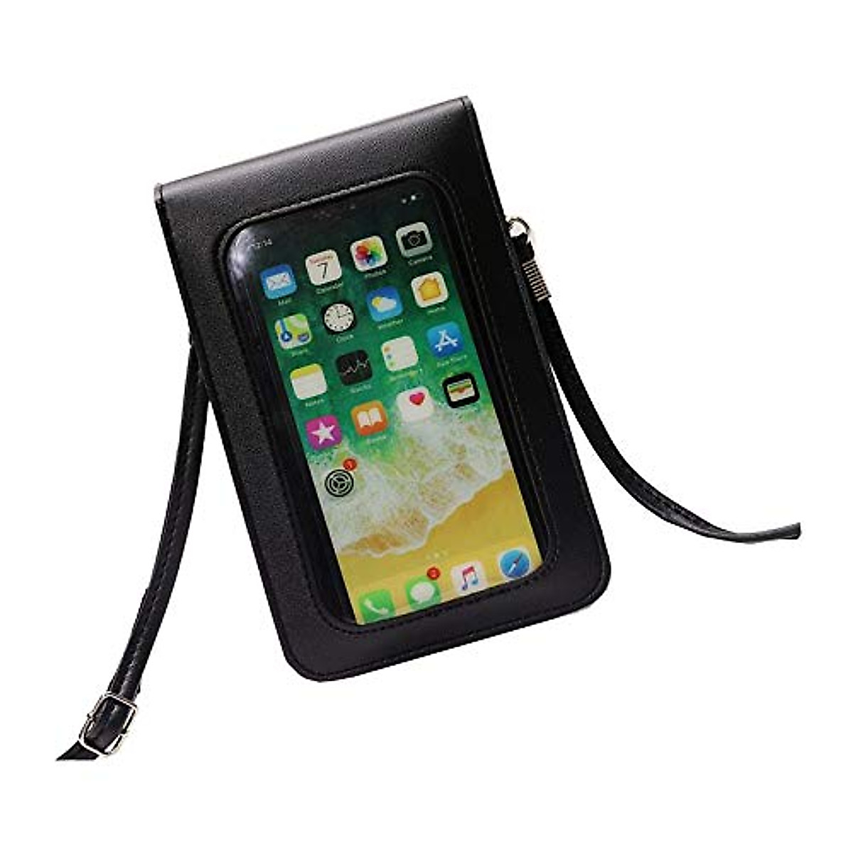 Small Crossboy Phone Bag for Women, Cell Phone Purse With Touch Screen Window for Google Pixel 6 5a 4a 5G 4a 4 3a iPhone 13 Pro 13 Mini iPhone 12 12 Mini iPhone 11 XR X XS Max iPhone SE 2020