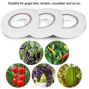 Anti-aging Tape, Safe and Non-toxic Garden Tape, for Garden Tomato(white)