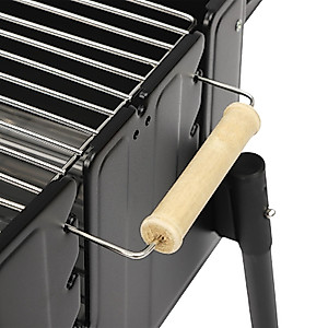 Portable Charcoal Grills 11.42 * 25.79 IN Foldable Camping Barbecue Grill for Outdoor BBQ for Outdoor Cooking Camping Hiking & Any Outdoor Event