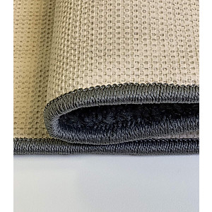 Custom Size Hallway Runner Rug Trellis Brown Color 31 inch Wide Select Your Length Non-Slip (Skid Resistance) Rubber Backing 13 feet x 31 inch (Color Options Available)