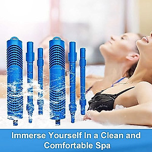 Joepoe SPA Mineral Stick,Hot Tub Stick Parts with 4 Months Lifetime Cartridge Universal for Hot Tub&Pool (Blue,3-Pack)