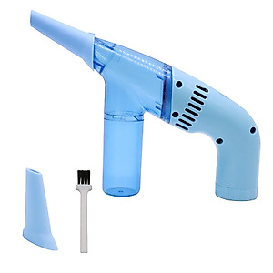 Electric Bead Sucker Bug Vacuum Machine Hand Held Vacuums Tiny Car Vacuum Handheld Bead Suction Machine for Jewelry Making (Blue)