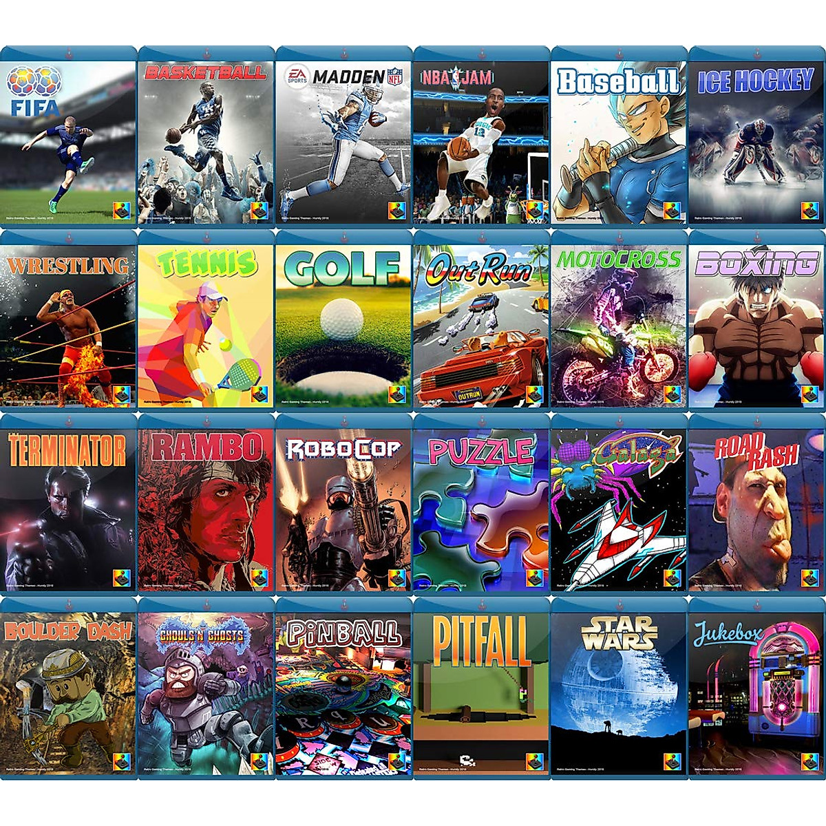 BeiErMei Raspberry Pi 4B 400 Game System Retropie RetroArch EmulationStation Preloaded 64GB Games Plus Data with Class 10 MicroSD TF Card, Only Work with Raspberry Pi 4B 400, KODI+LXDE Video Previews