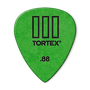 Dunlop Tortex® TIII, Green, .88mm, 12/Player's Pack