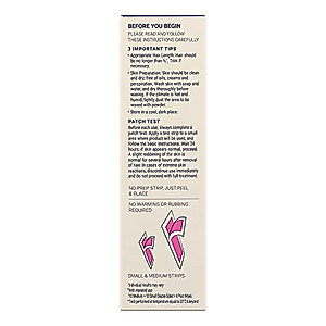 Nair Hair Remover Wax Ready-Strips for Face & Bikini, 40 CT