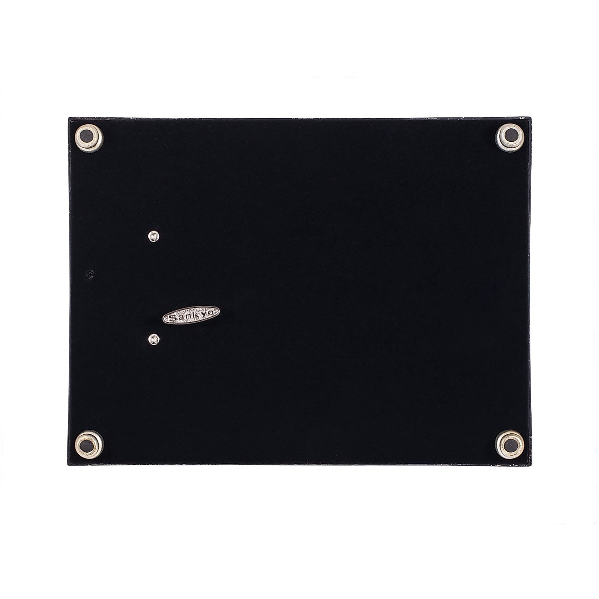 Cottage Garden I'm So Blessed to Have You Brushed Silvertone Jeweled Music Box Plays Wind Beneath My Wings