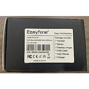 Easyfone T6 4G Picture Button Cell Phone for Seniors and Kids | Easy-to-Use | Clear Sound | Easy Charging Dock | SOS Button | SIM Card Included | Good for Dementia, Alzheimer's and Kids (T6)