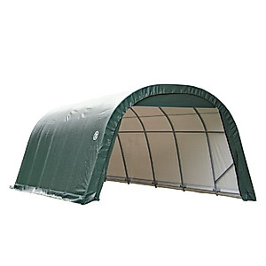 ShelterLogic 71342 Green 12'x20'x8' Round Style Shelter