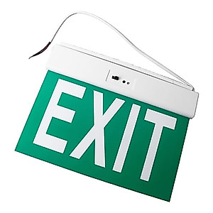 Transparent Acrylic LED Emergency Exit Sign Striking Design for Indoor Use AC85 265V