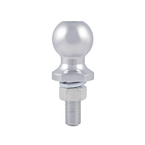 CURT 40063 Chrome Trailer Hitch Ball, 2,000 lbs, 1-7/8-Inch Diameter, 3/4 x 2-1/8-Inch Shank