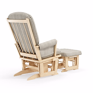 Dutailier Rose 2857 Glider Multiposition-Lock Recline with Ottoman