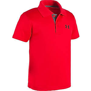 Under Armour Baby-Boys Infant UA Match Polo, Red, 18 Months