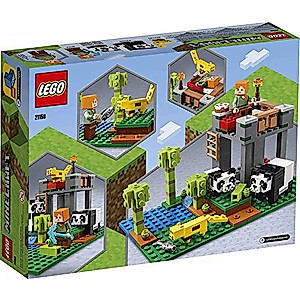 LEGO Minecraft The Panda Nursery 21158 Construction Toy for Kids, Great Gift for Fans of Minecraft and Pandas (204 Pieces)