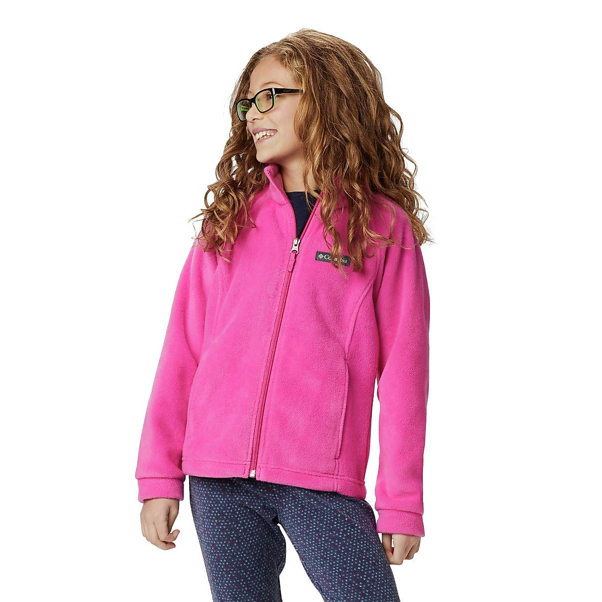 Columbia Baby Toddler Benton Springs Fleece Jacket, Pink Ice, 3T