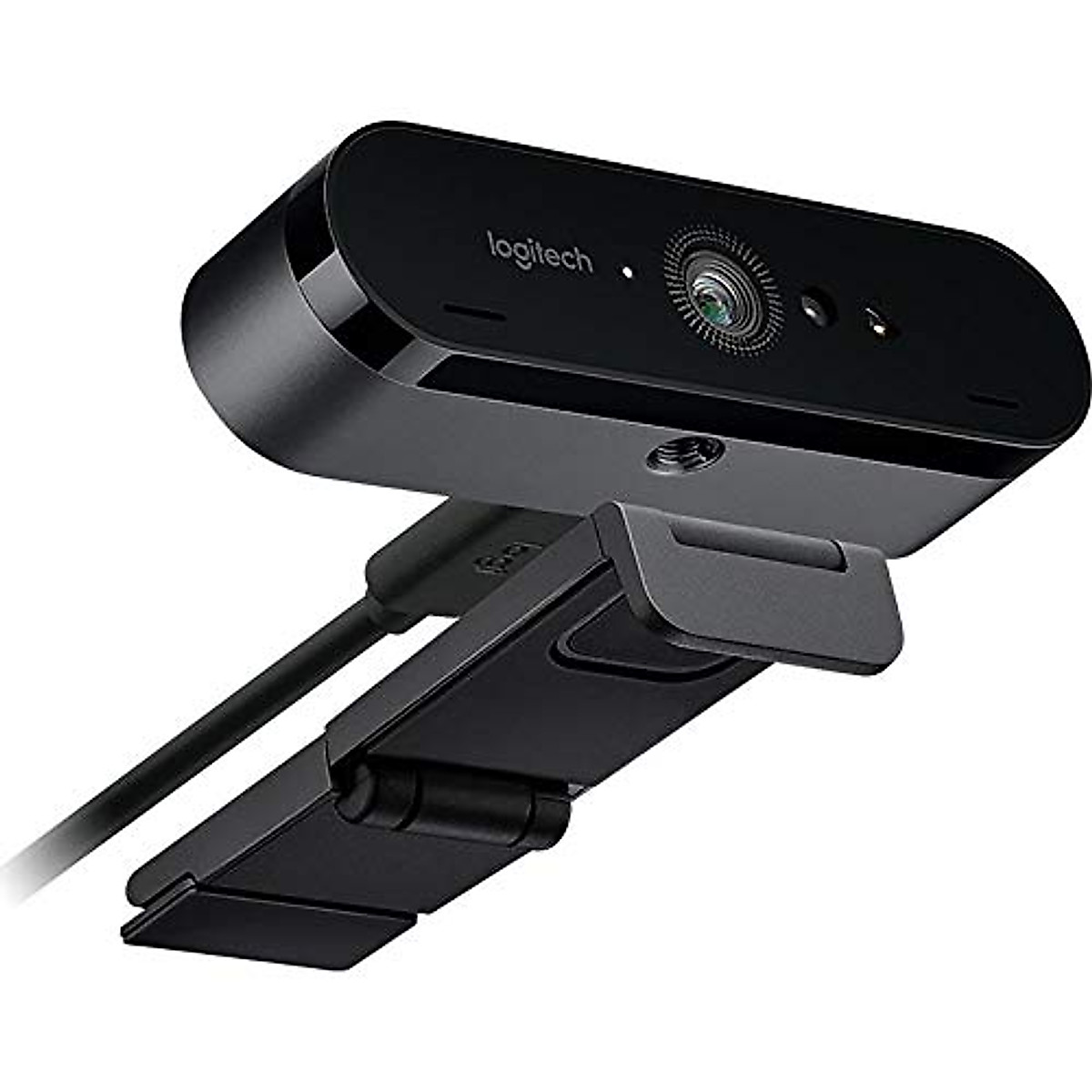 Logitech BRIO UHD 4K Webcam: (960-001105) with RightLight 3 and HDR Technology + Bundle Kit