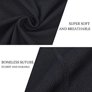 SUNLAND Neck Gaiter with Ear Loops Face Scarf Bandana For Men Balaclava Cover for Outdoors Motorcycle Biking Black 2Pack